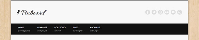 Pinboard Theme Documentation: Customizing the Header